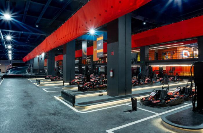Go-kart pit area – The most advanced pit stop