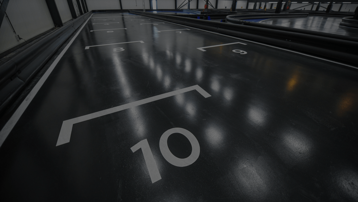 Go-kart pit area – The most advanced pit stop