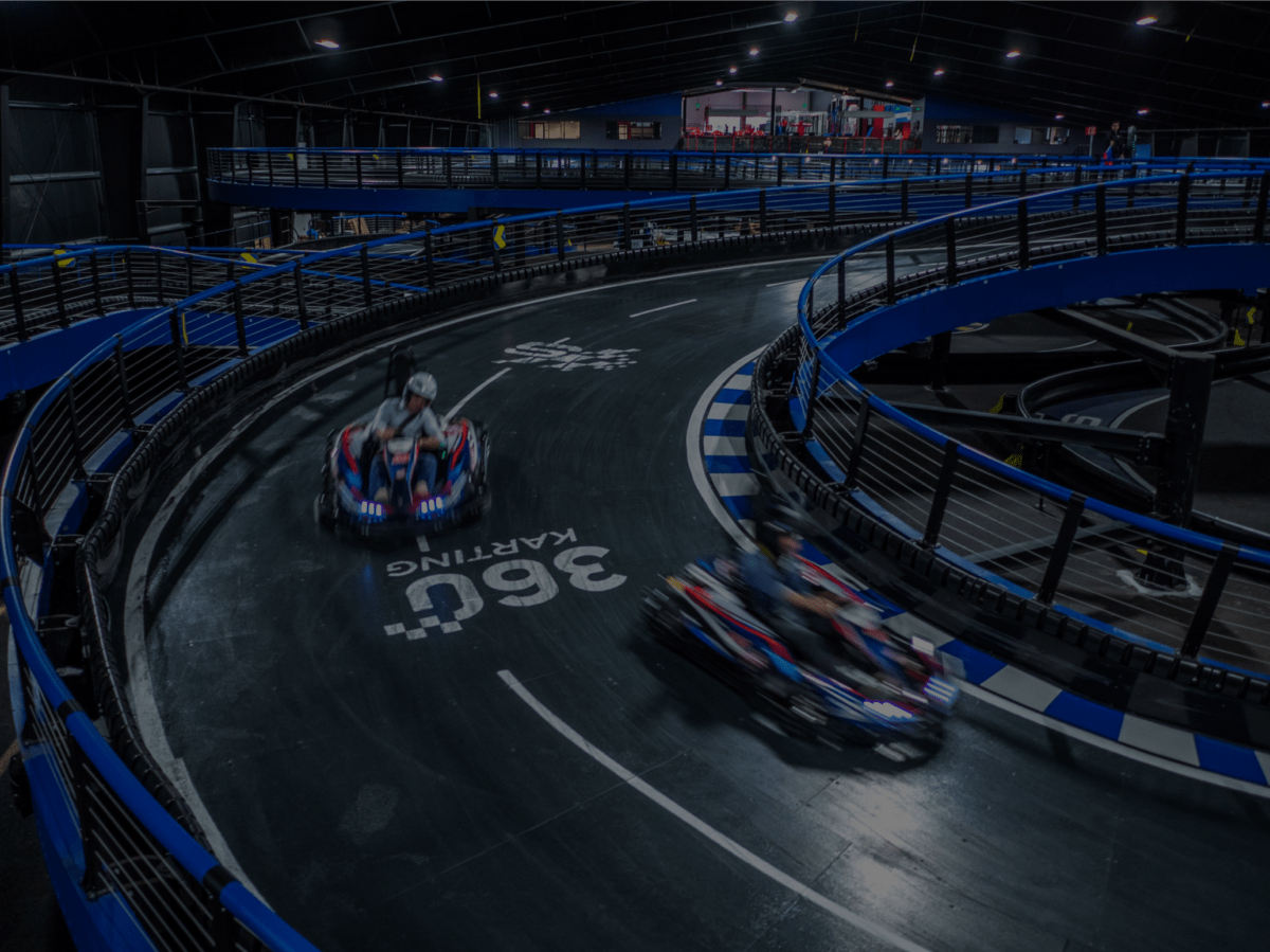 Go-kart pit area – The most advanced pit stop