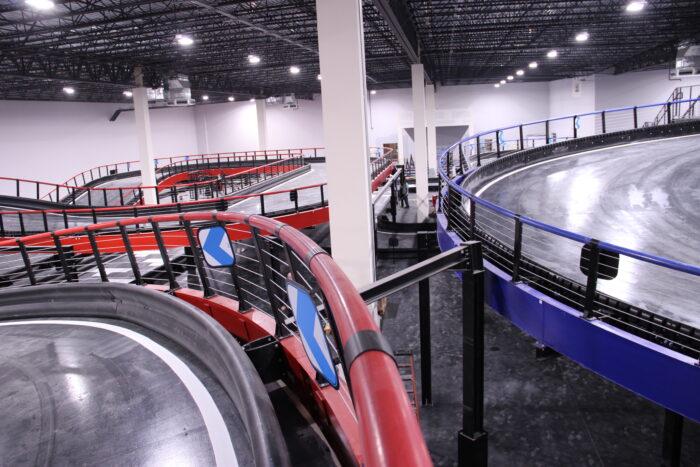 The Grid multi-level go-kart track built by 360 Karting