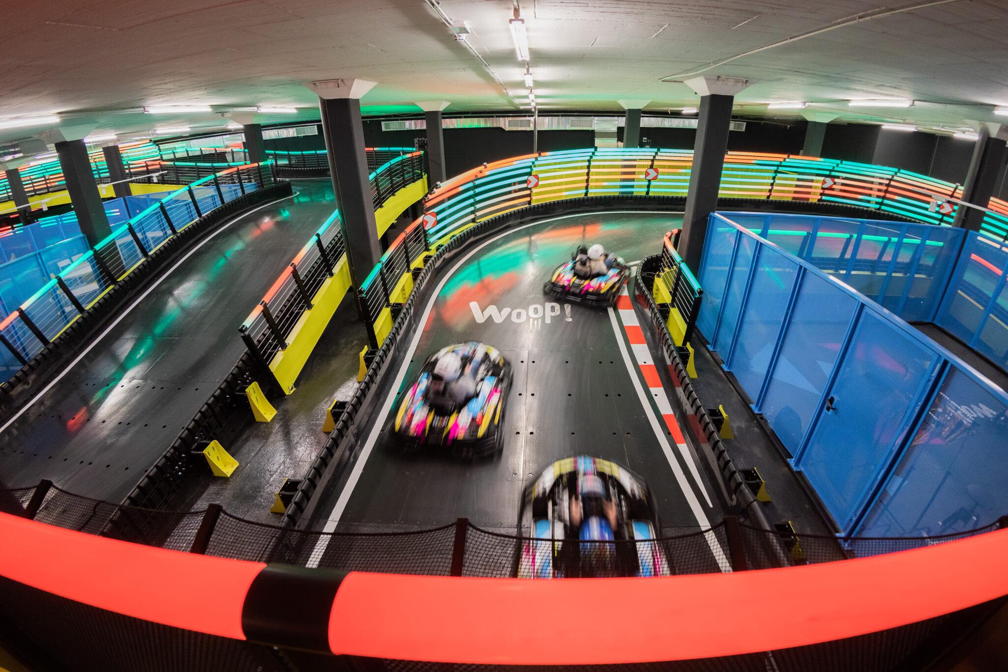 360 Karting in entertainment center Woop! Karting Ljubljana