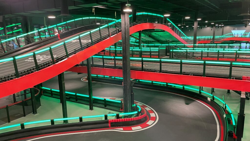 Red Hawk Casino Multi-level Go-kart Track designed and built by 360 Karting