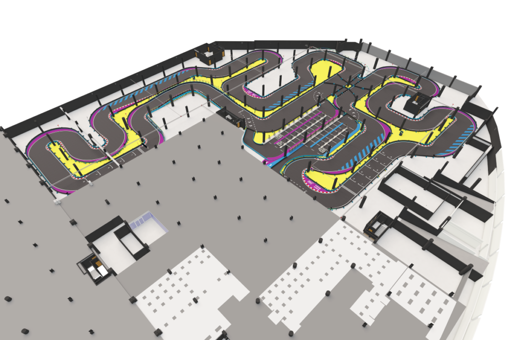 Foodkart Caracas Go-kart Track designed and built by 360 Karting