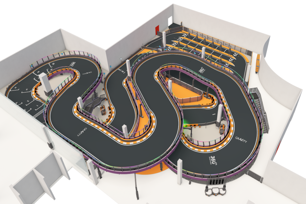 Gravity Liverpool ONE designed and built by 360 Karting
