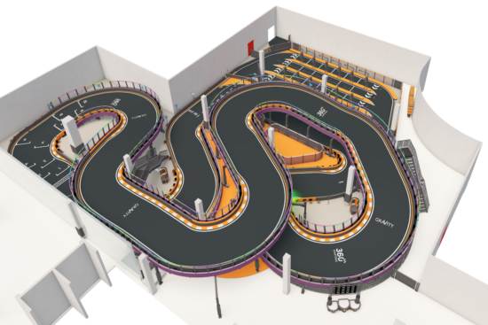 Gravity Liverpool ONE designed and built by 360 Karting