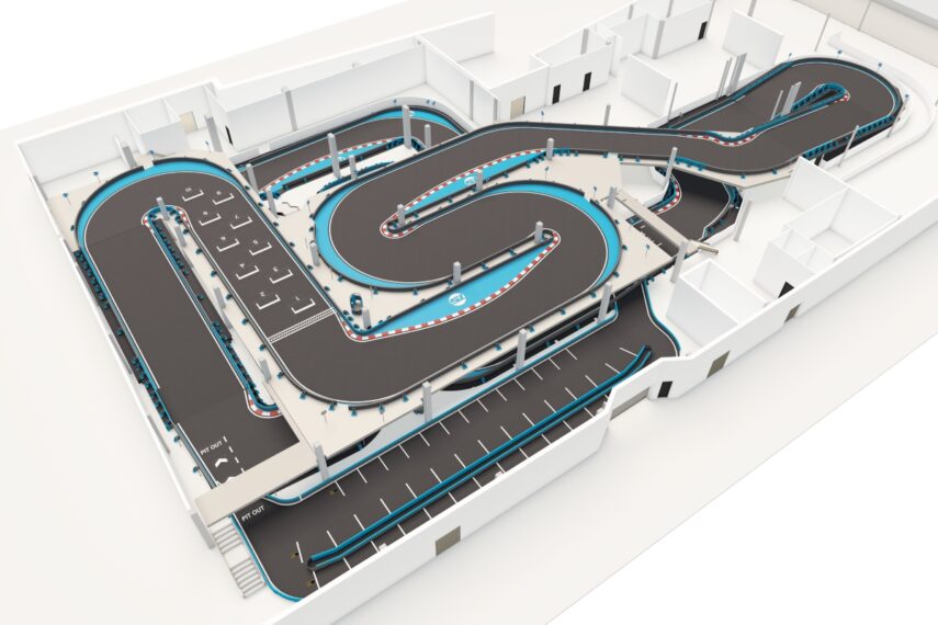 Teamsport The Wall Utrecht designed and built by 360 Karting