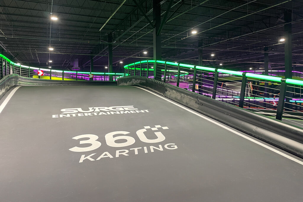 Surge Mobile designed and built by 360 Karting