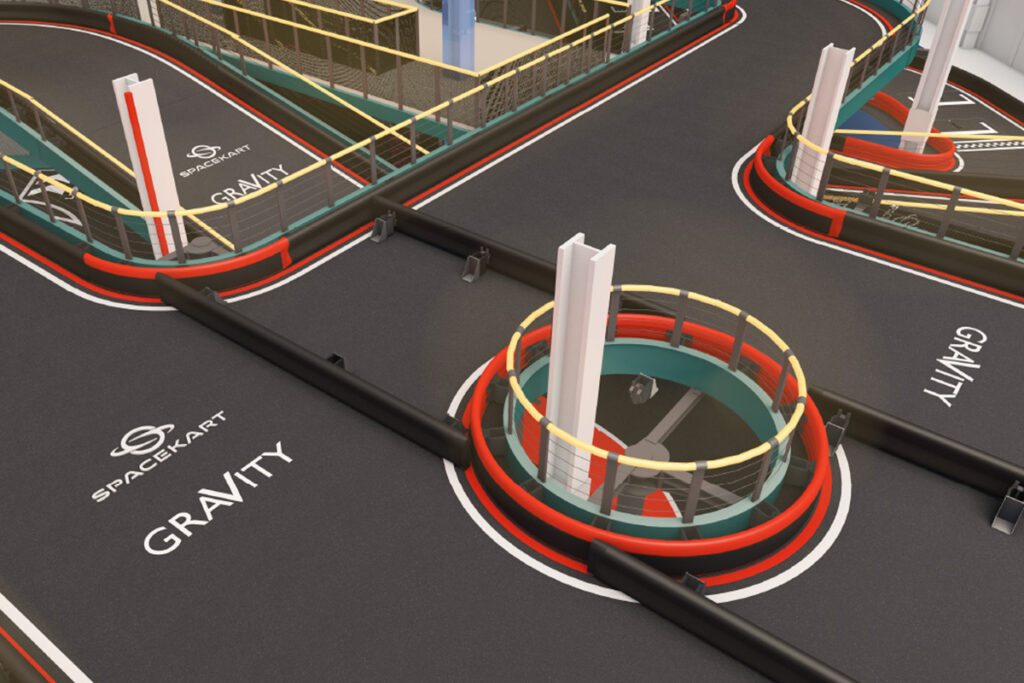 Gravity Max Westfield Stratford designed and built by 360 Karting