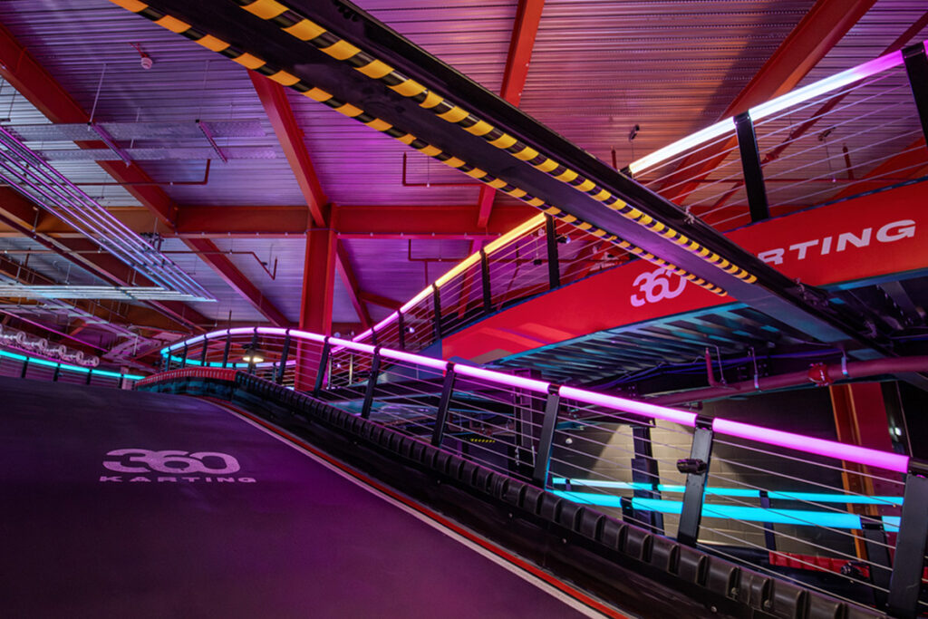 Gravity Max Westfield Stratford designed and built by 360 Karting