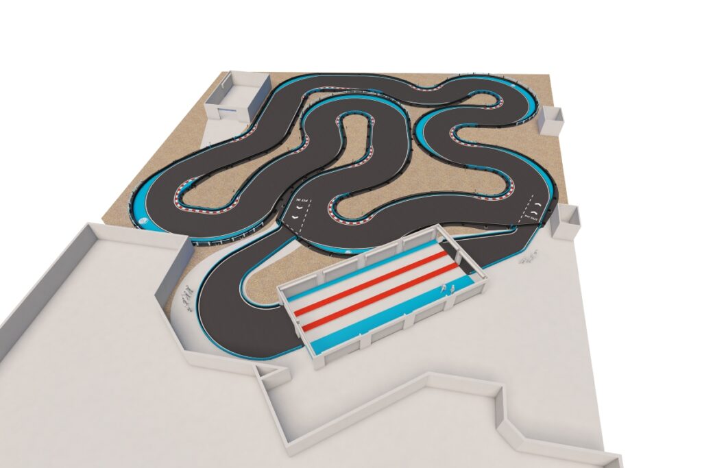 Electric Eden Raceway designed and built by 360 Karting